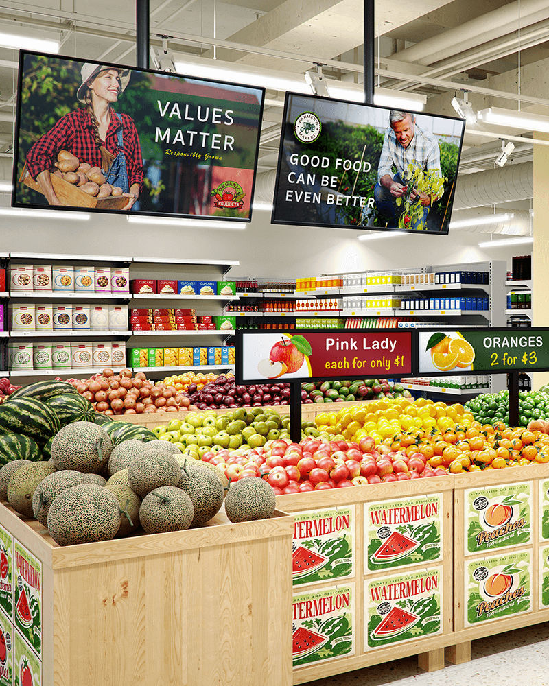 Supermarket Display SolutionBenQ Business Europe