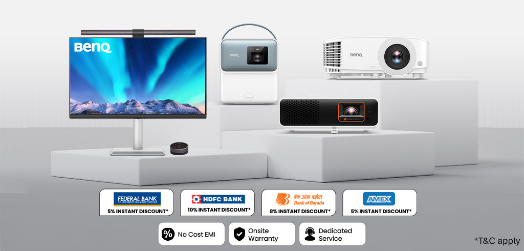 LCD Monitors, Projectors, Webcams and Lighting | BenQ India