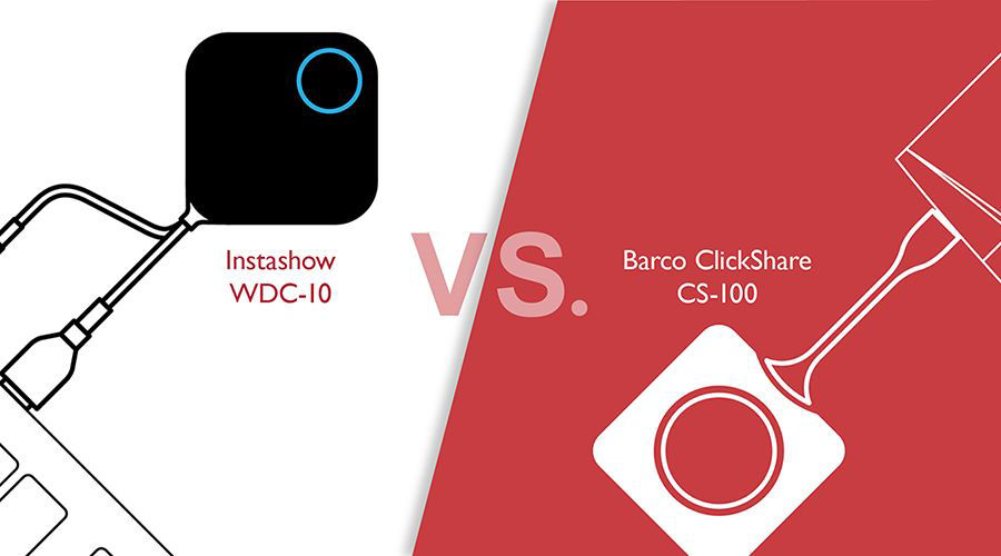Barco ClickShare CS100 versus Instashow WDC10 | BenQ India