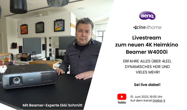 LIVESTREAM mit Ekki Schmitt: Alles, was du über den neuen BenQ W4000i ...
