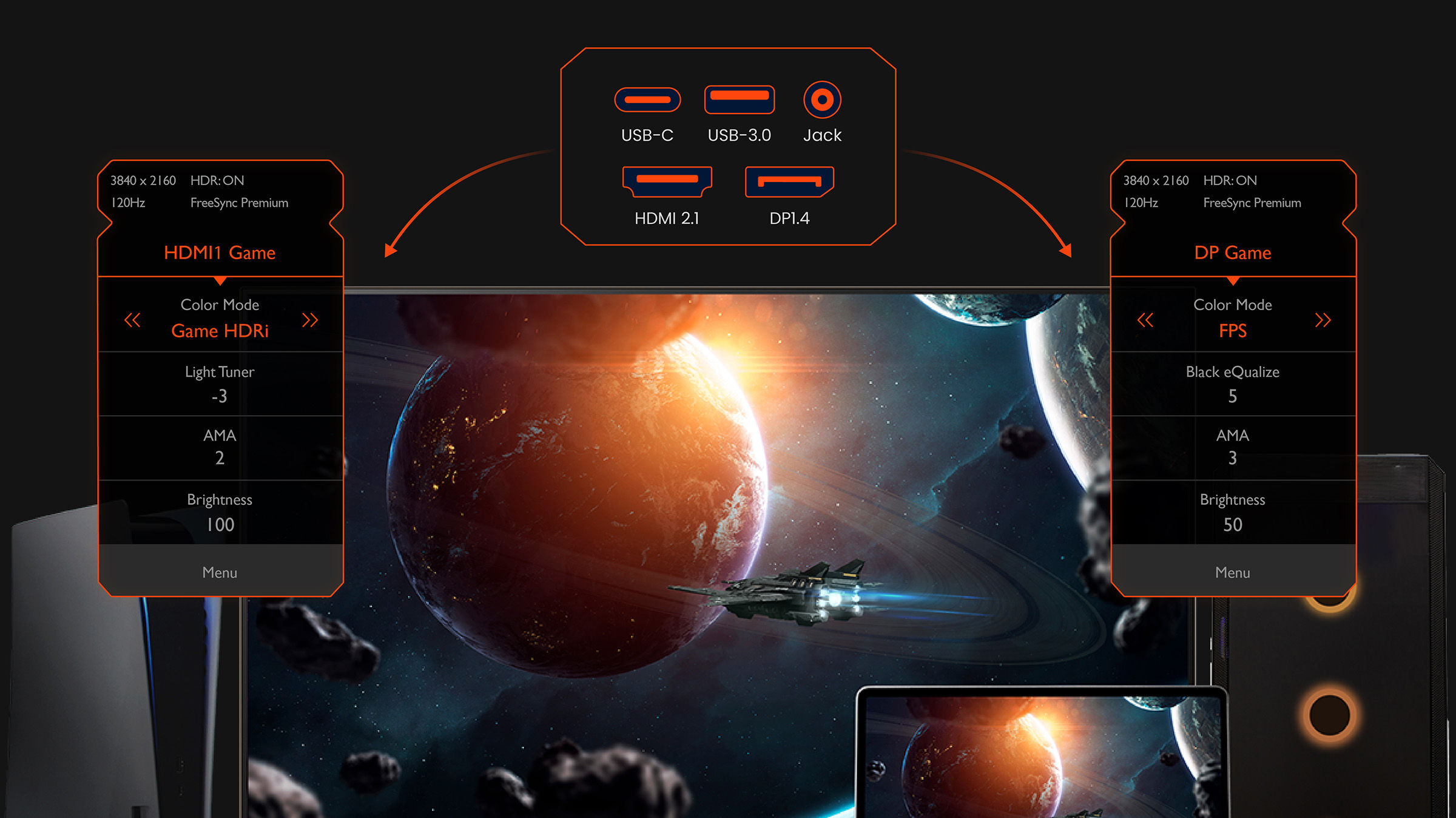 EX480UZ | MOBIUZ 0.1ms 120Hz OLED Gaming Monitor | BenQ UK