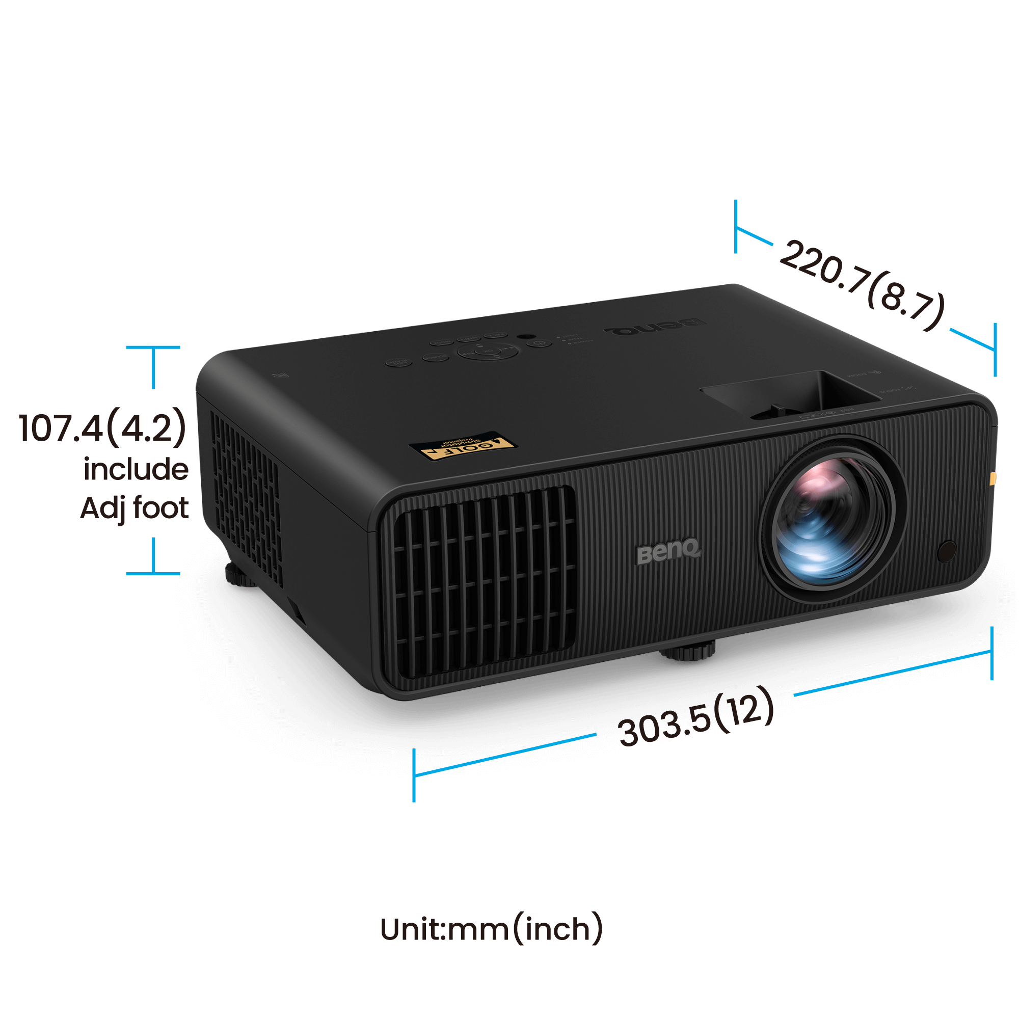 AW30ST 3200AL WXGA Golf Simulator Projector AW30ST 3200AL WXGA Golf Simulator Projector