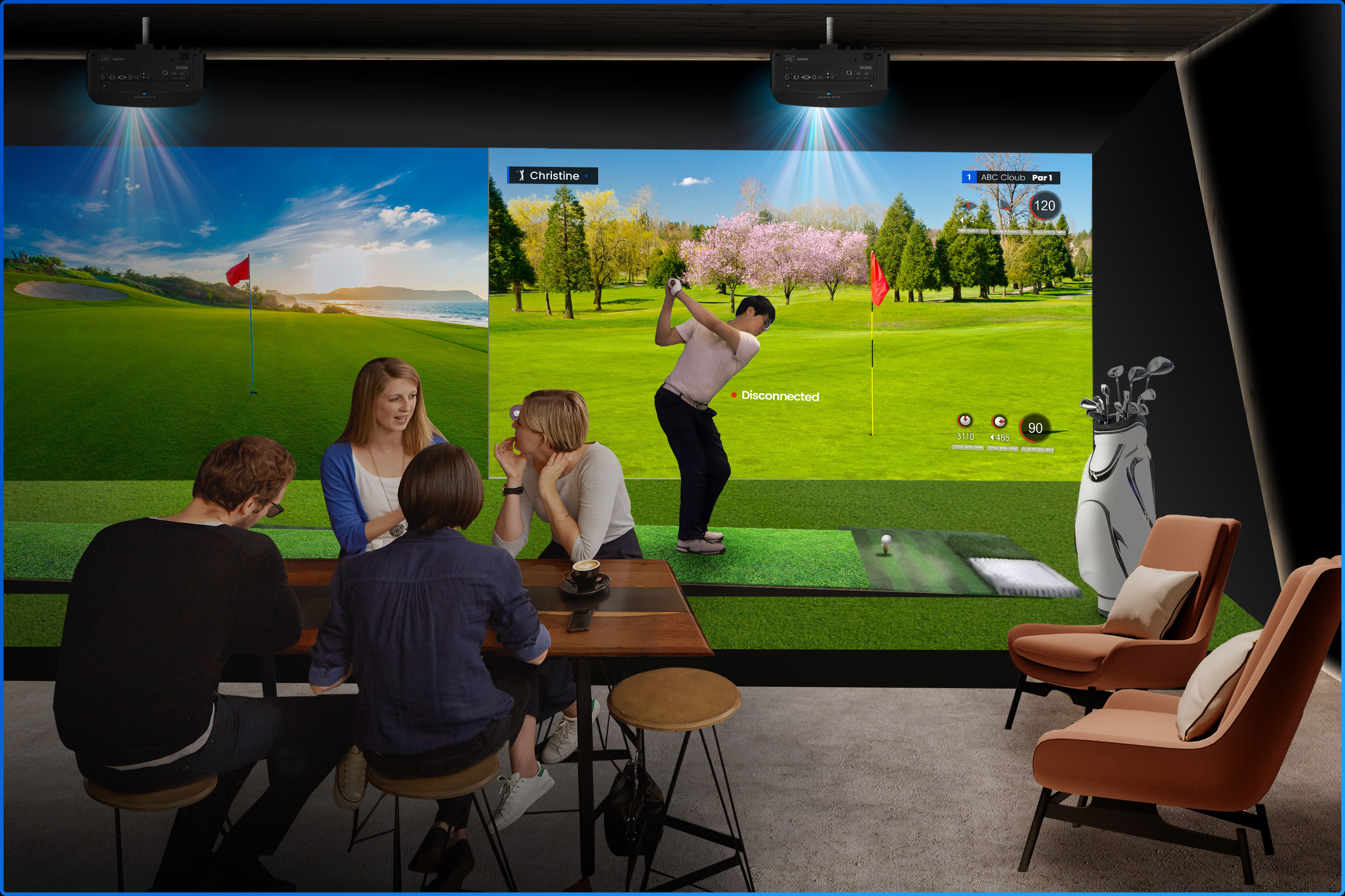 Golf Simulator Set up Tip for Right and Left-handed Golfers ｜BenQ Asia ...