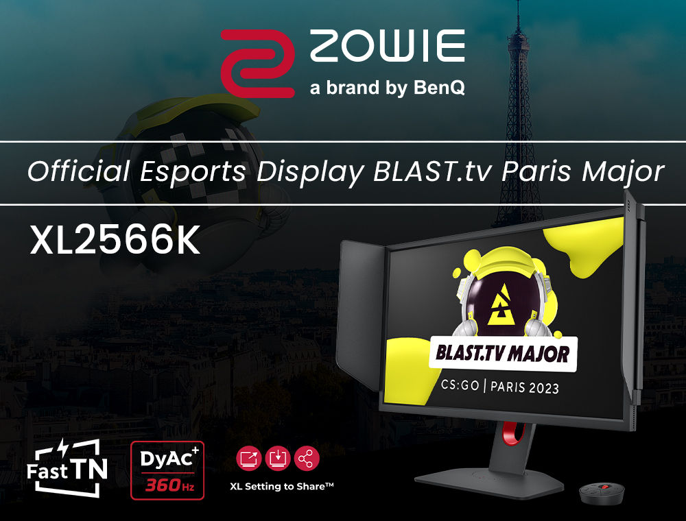 ZOWIE Partners with BLAST.tv for the Paris Major 2023 CS:GO Tournament ...
