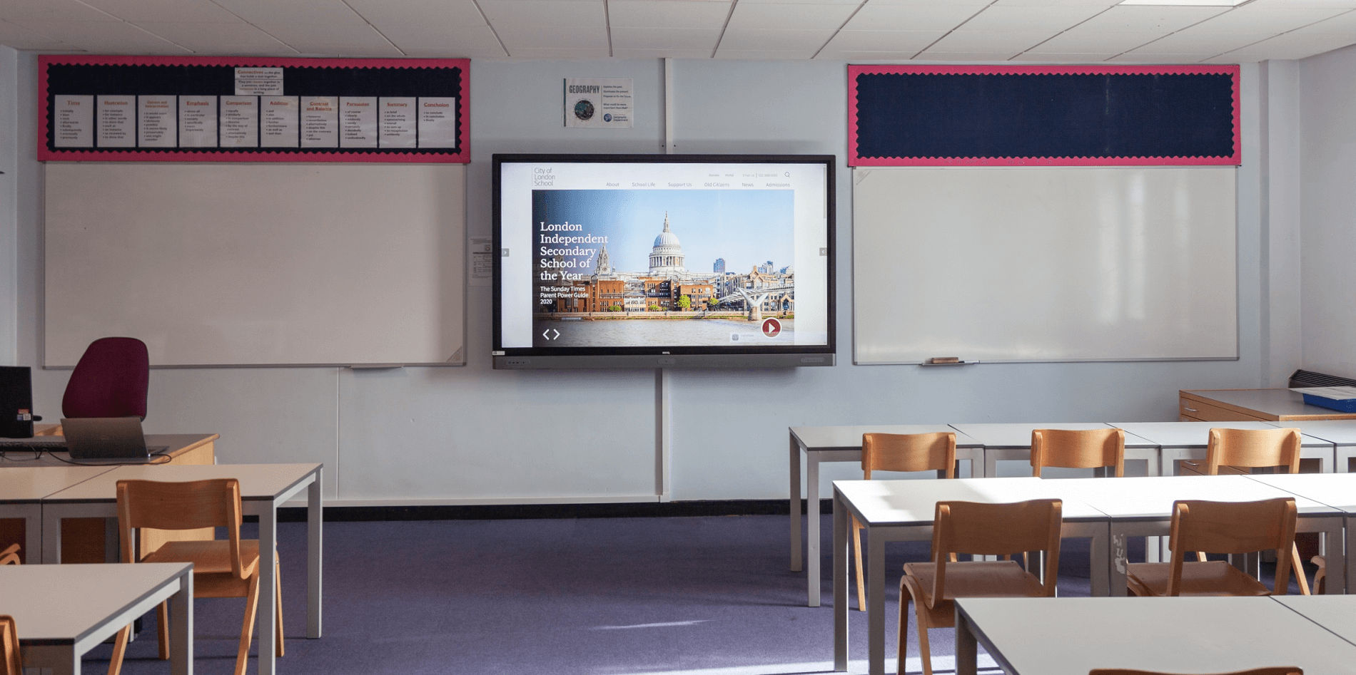 BenQ RP Series and InstaShow® future-proof City of London School for ...