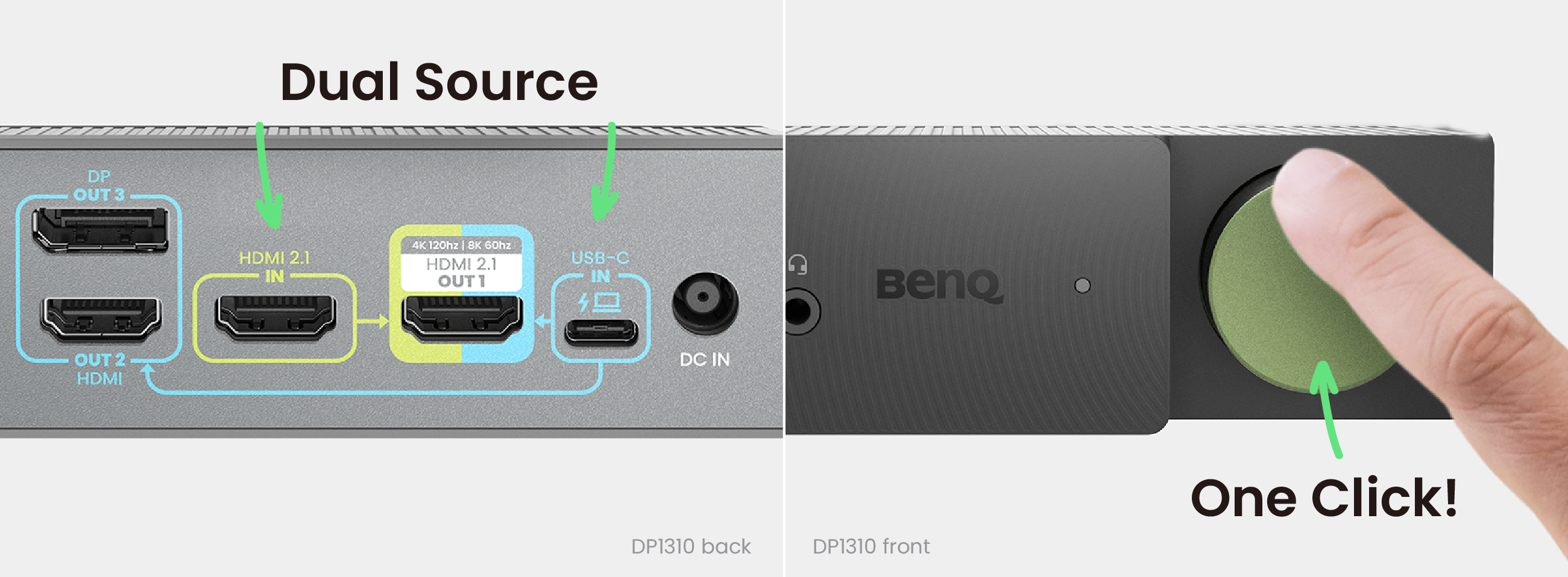 BenQ beCreatus Hybrid Dock DP1310 Unlock Triple 4K Displays for MacOS | BenQ US