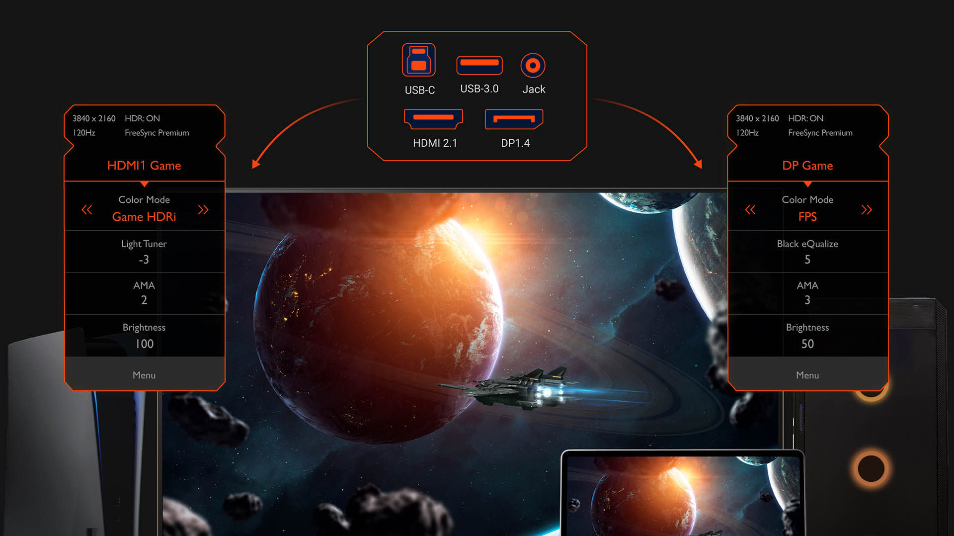 EX480UZ | MOBIUZ 48インチ OLEDゲーミングモニター | ベンキュージャパン