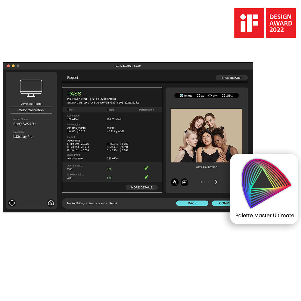 Palette Master Ultimate | BenQ Monitor Software | BenQ 한국