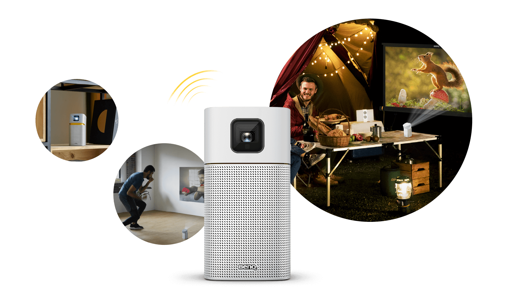 GV1 LED 無線行動投影機, 免APP直接無線投影｜BenQ 台灣