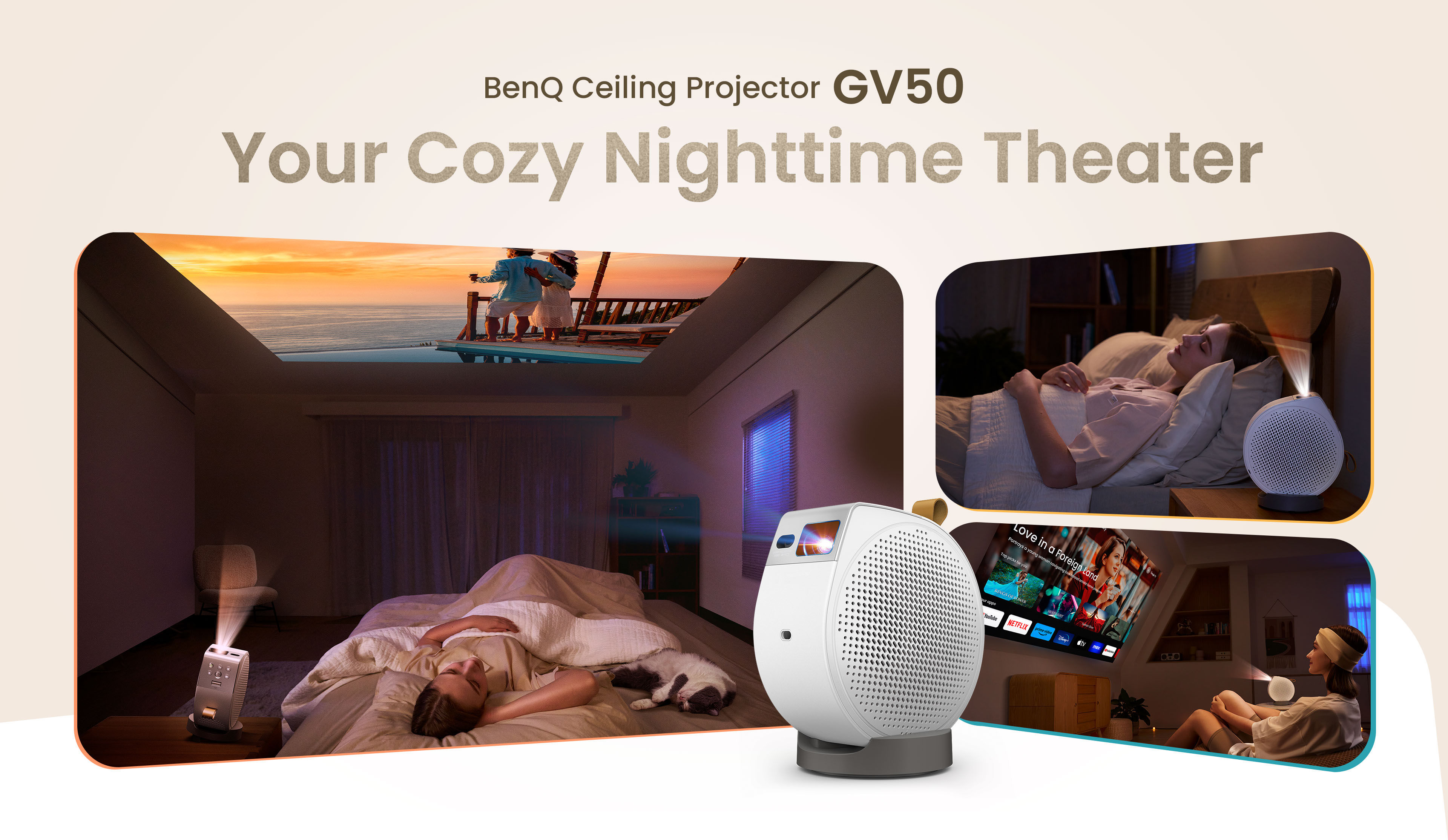 BenQ Ceiling Projector - Project movie onto Ceiling | BenQ US