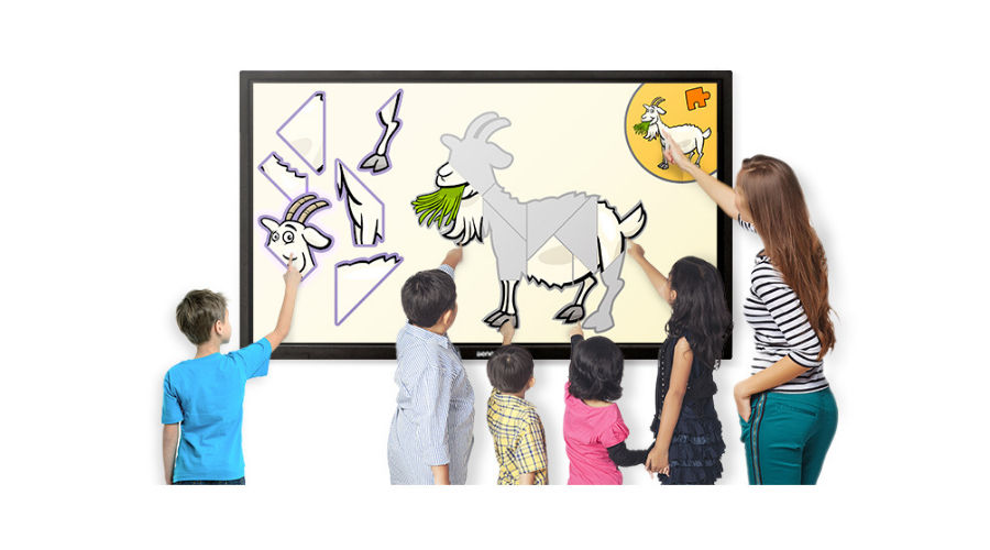 What is the best touchscreen technology for a classroom display?