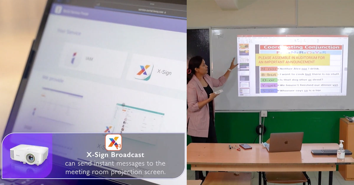 Ibn Seena catches up the "new normal" with BenQ Smart Projector | BenQ ...